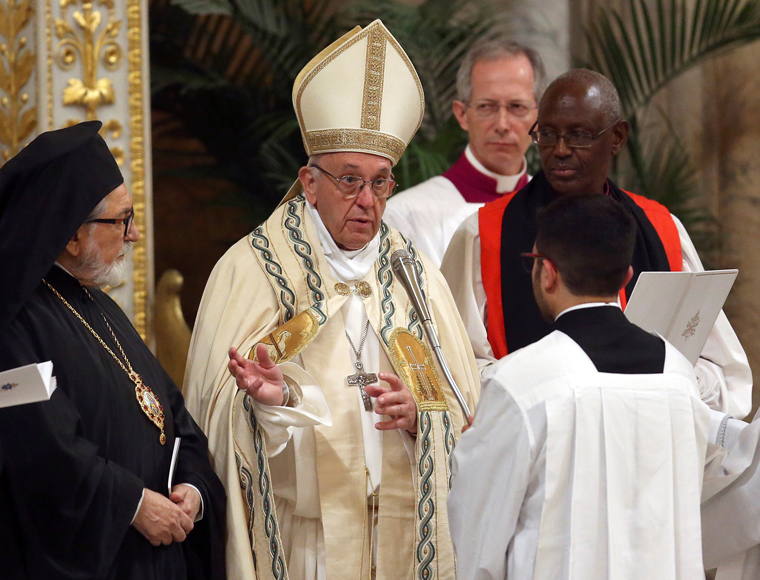 Christians recognize God’s grace at work in one another, pope says ...